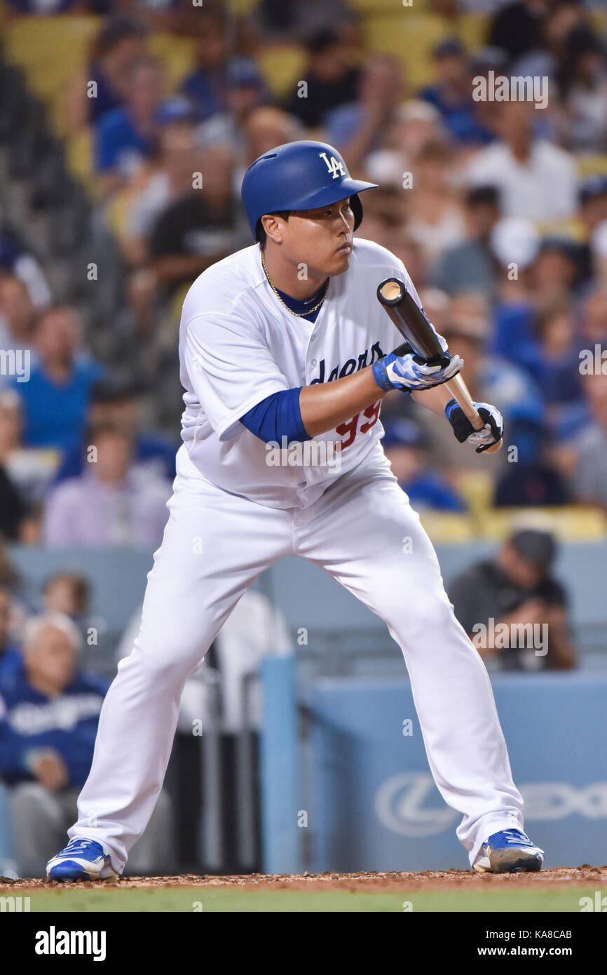 Los Angeles, California, USA. 5th Sep, 2017. Ryu Hyun-Jin (Dodgers) MLB ...