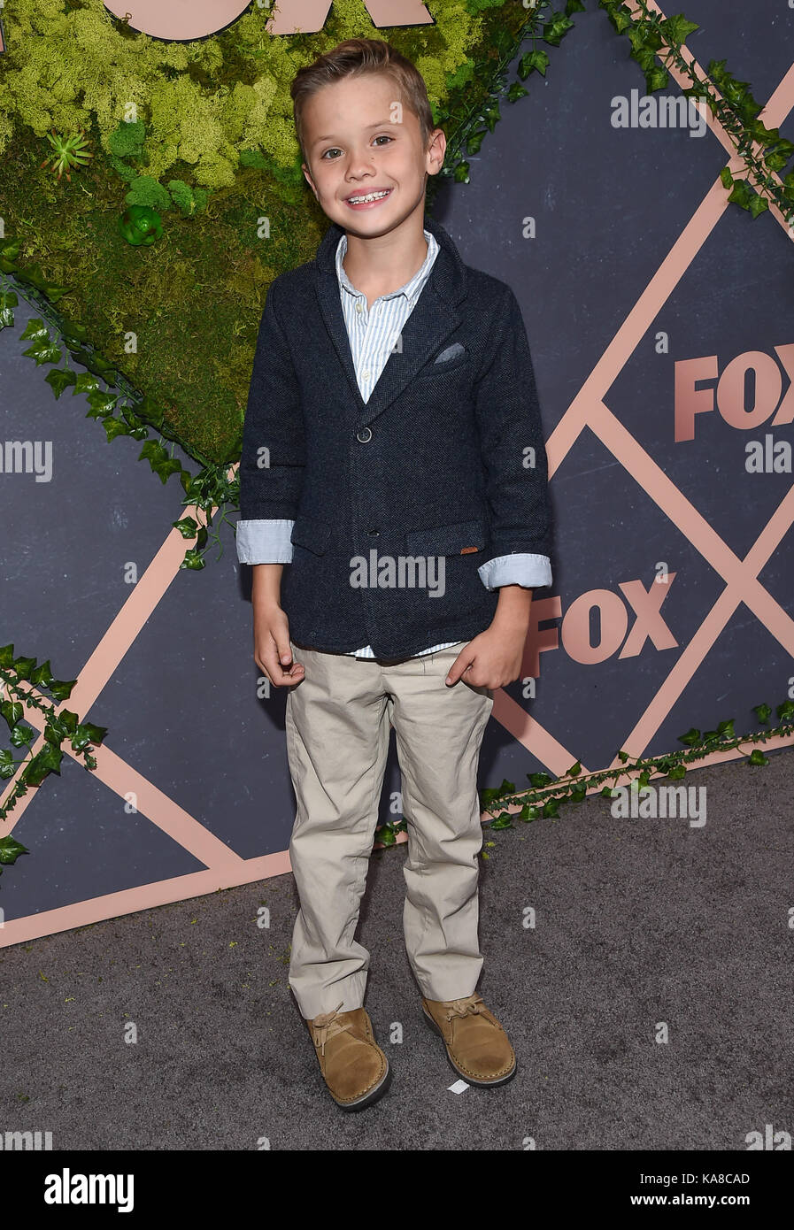 West Hollywood, California, USA. 25th Sep, 2017. Jack Stanton arrives ...