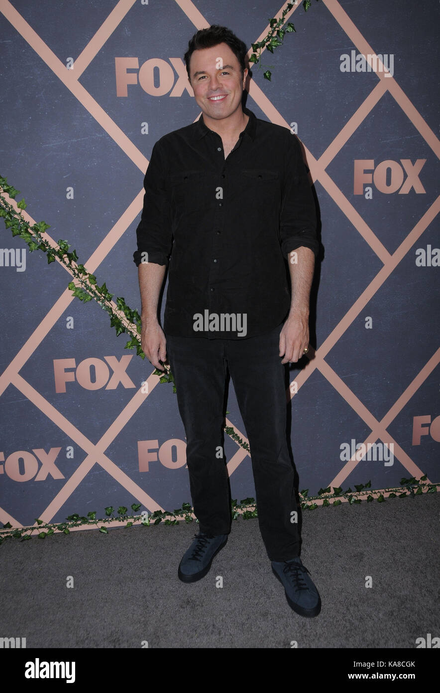 West Hollywood, CA, USA. 25th Sep, 2017. Seth MacFarlane. Fox Fall ...