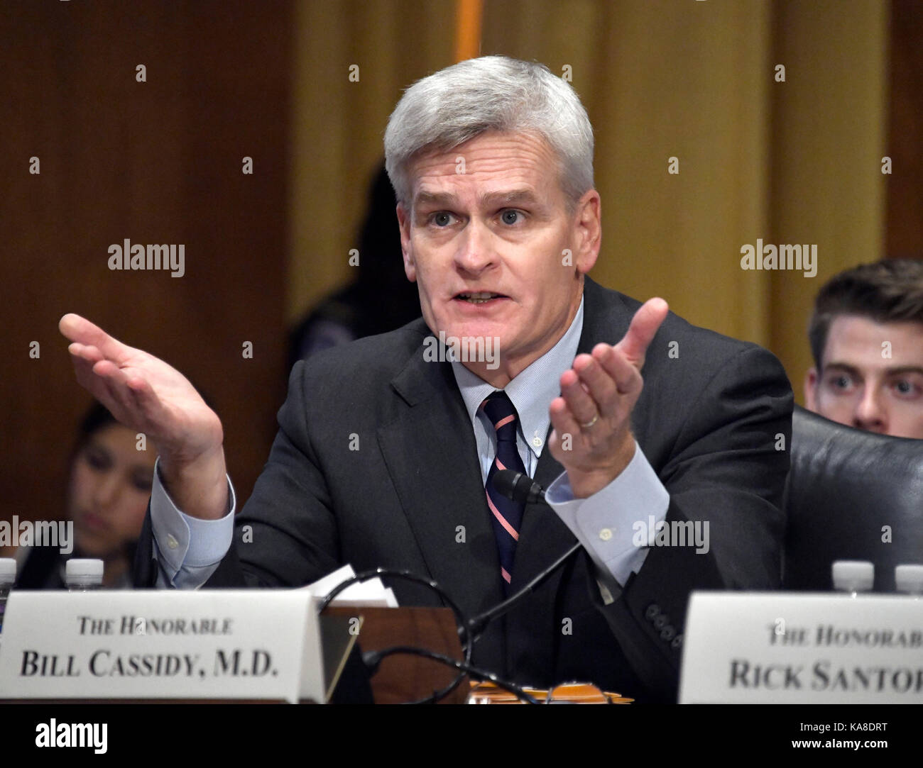 United States Senator Bill Cassidy (Republican of Louisiana) testifies ...