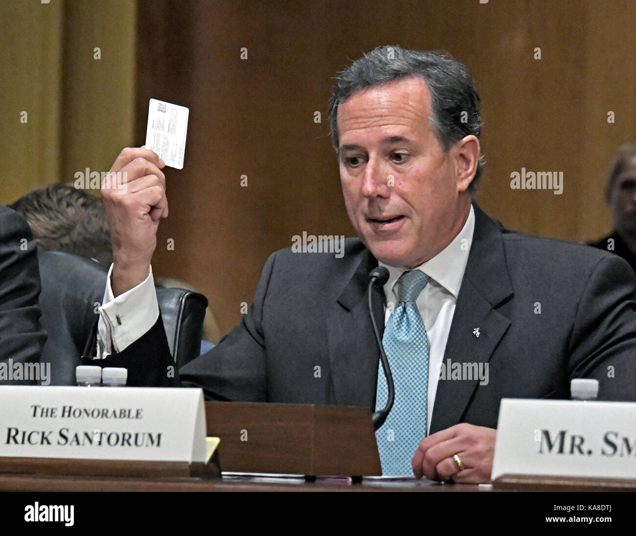 Former United States Senator Rick Santorum (Republican of Pennsylvania ...