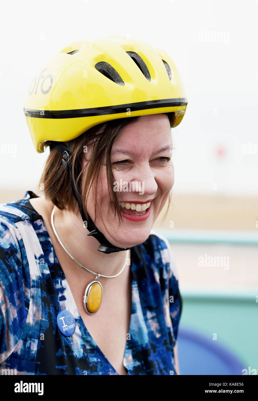 Brighton, UK. 26th Sep, 2017. Labour Party MP Meg Hillier (Chair of the ...