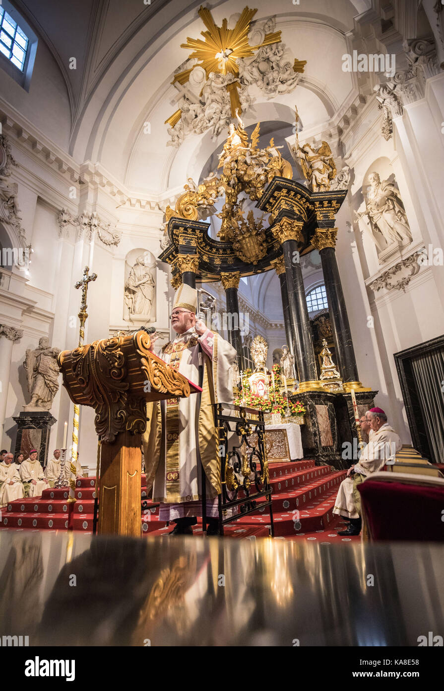Fulda, Germany. 26th Sep, 2017. Cardinal Reinhard Marx, Archbishop of ...