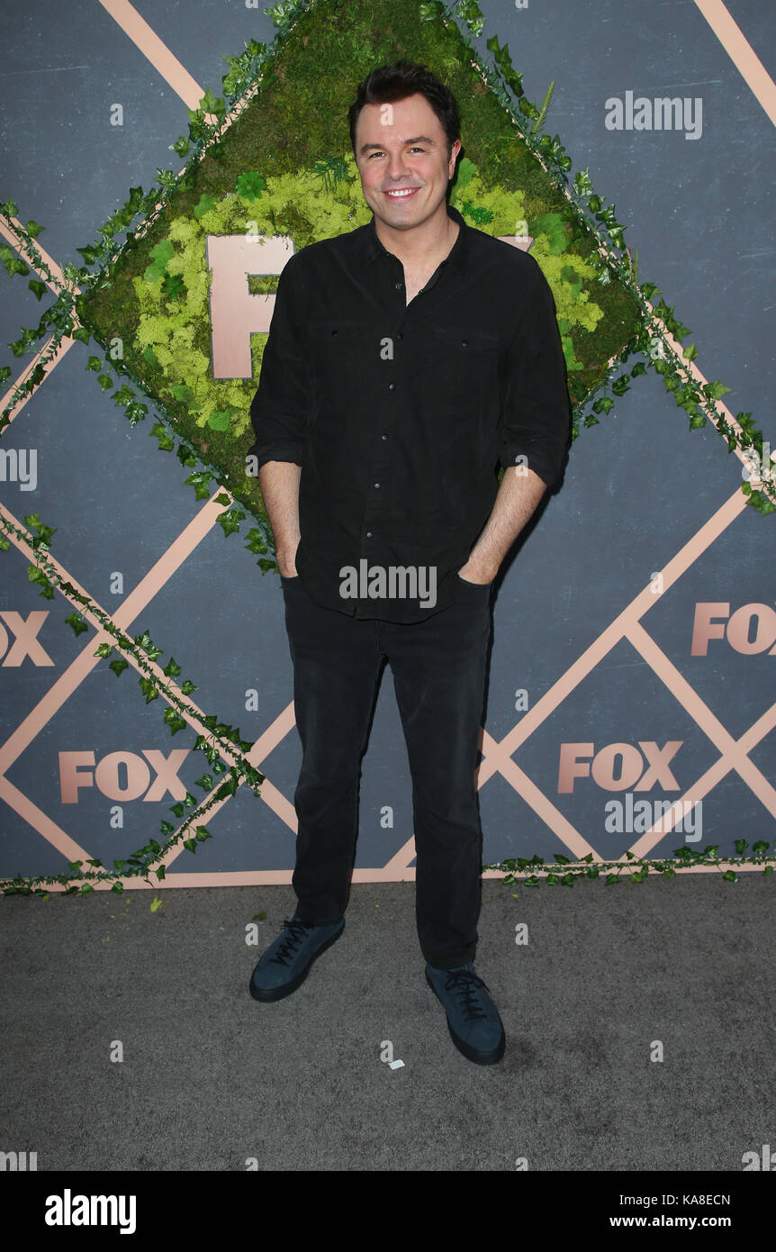 WEST HOLLYWOOD, CA - SEPTEMBER 25: Seth MacFarlane, at FOX Fall Party ...