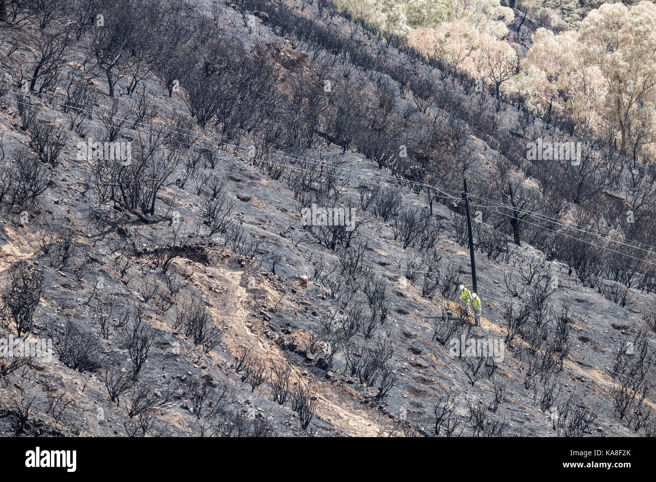 Gran Canaria, Canary Islands, Spain, 25th September, 2017. Mountain ...