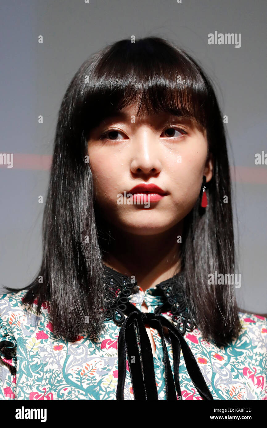 Tokyo, Japan. 26th Sep, 2017. Japanese actress Aina Yamada attends a ...