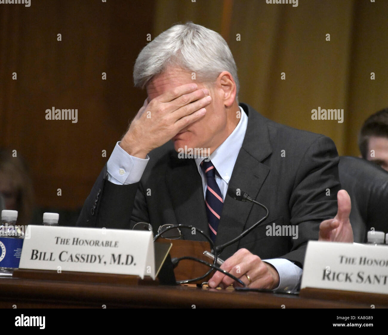 United States Senator Bill Cassidy (Republican of Louisiana) testifies ...