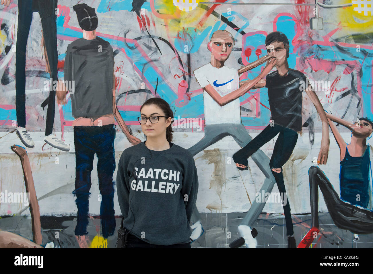 Sensation exhibition damien hirst hi-res stock photography and images - Alamy