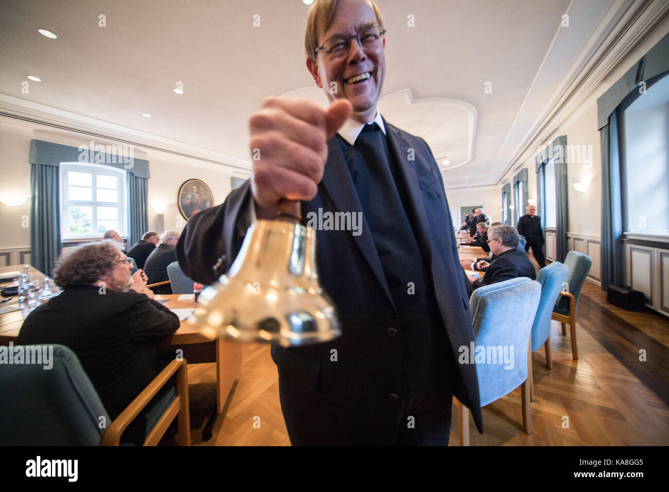 Fulda, Germany. 25th Sep, 2017. Pater Hans Langendoerfer, secretary of ...