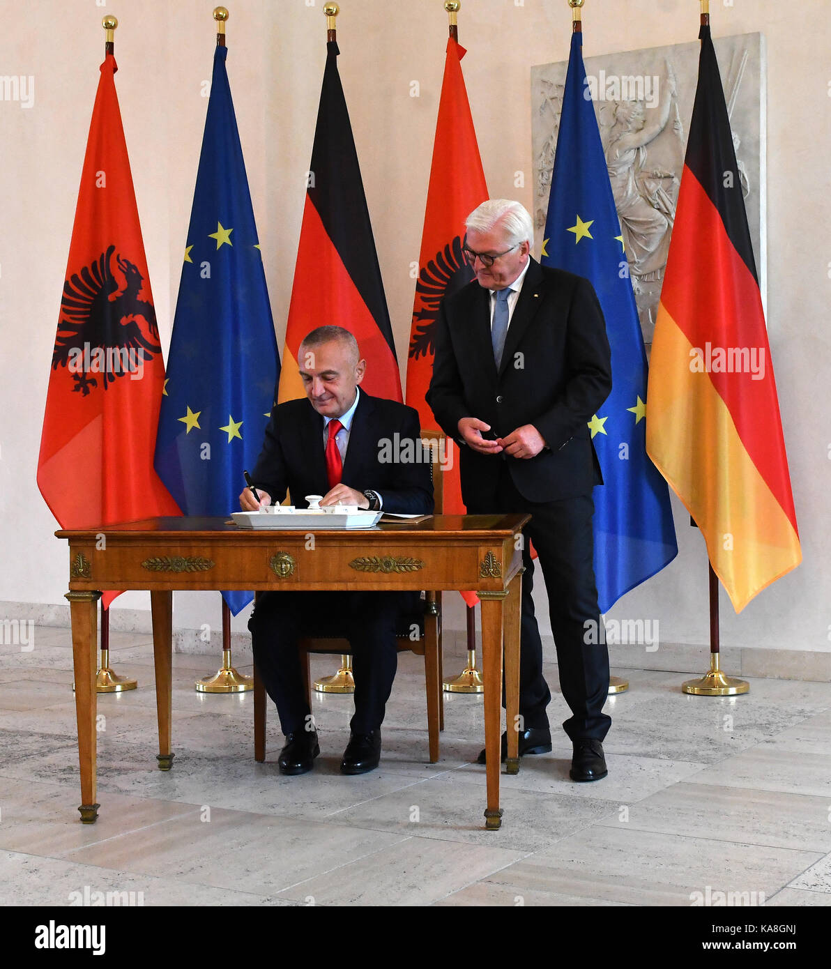Berlin, Germany. 26th Sep, 2017. German president Frank-Walter ...