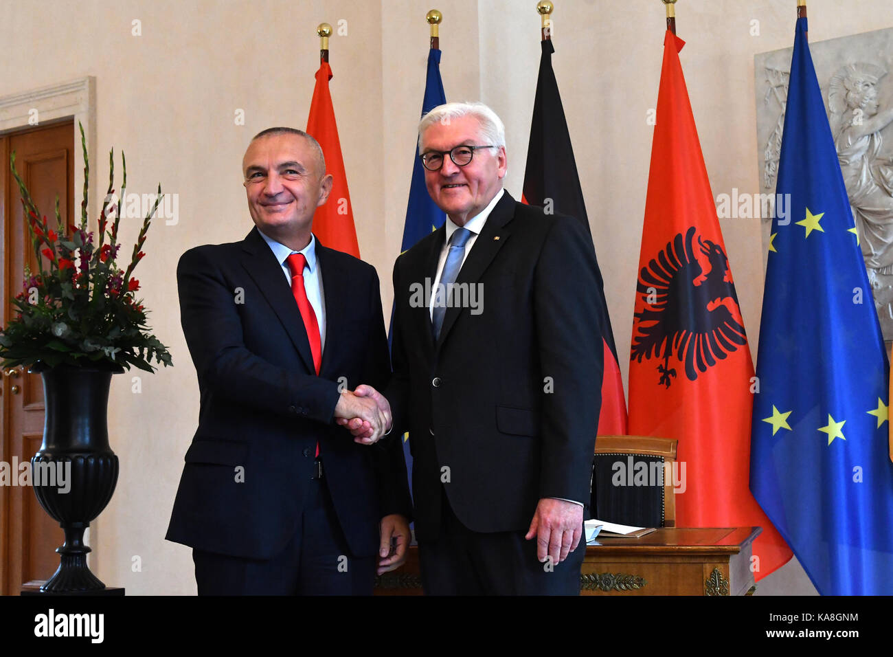 Berlin, Germany. 26th Sep, 2017. German president Frank-Walter ...
