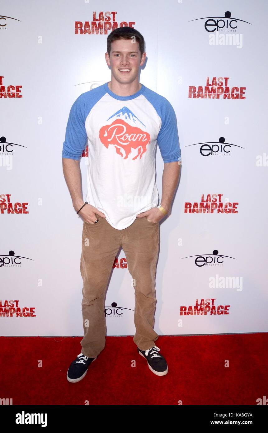 Los Angeles, CA, USA. 21st Sep, 2017. Alex MacNicoll at arrivals for ...