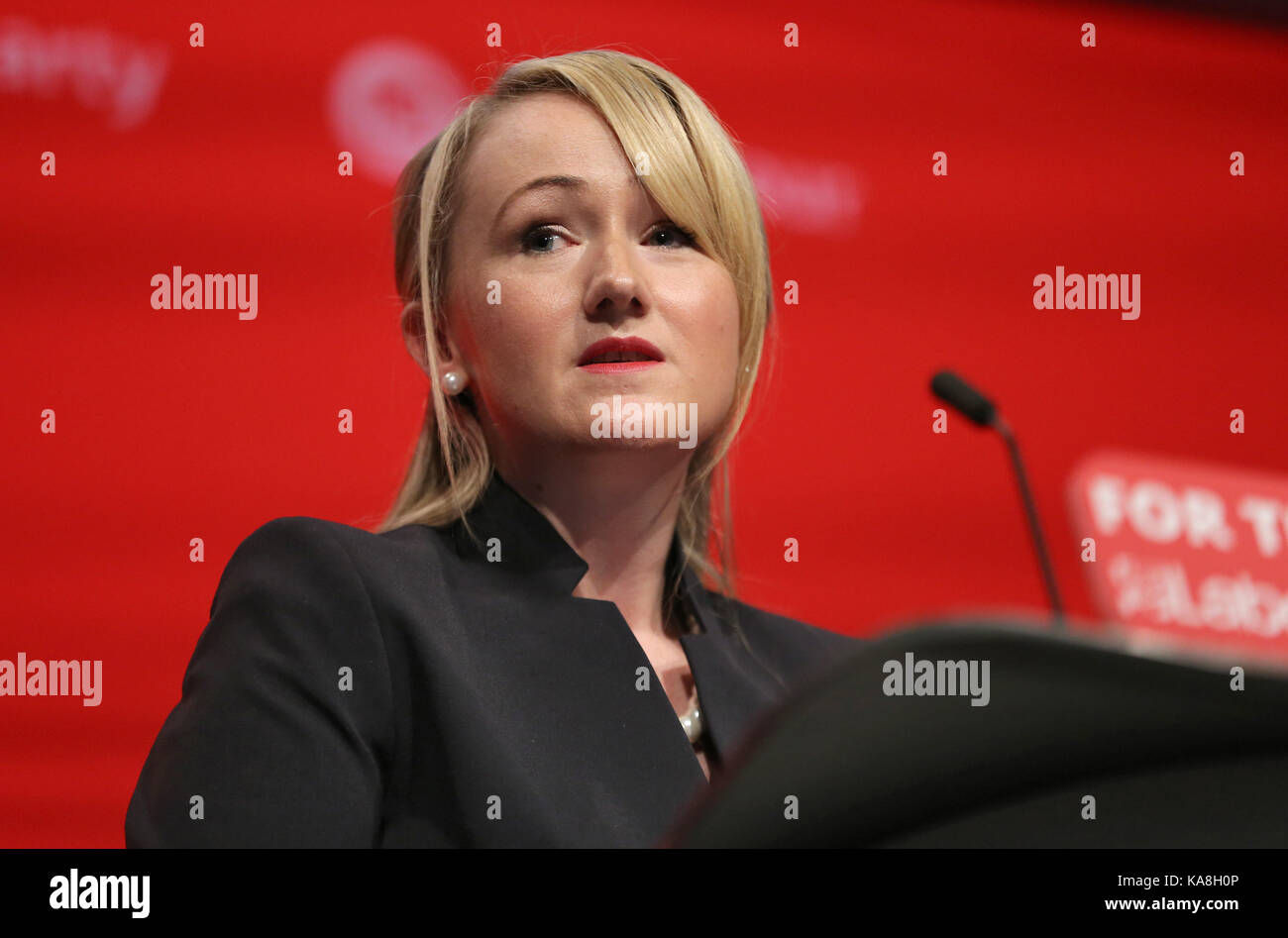 Brighton, UK. 26th September, 2017. Rebecca Long Bailey Mp Shadow ...