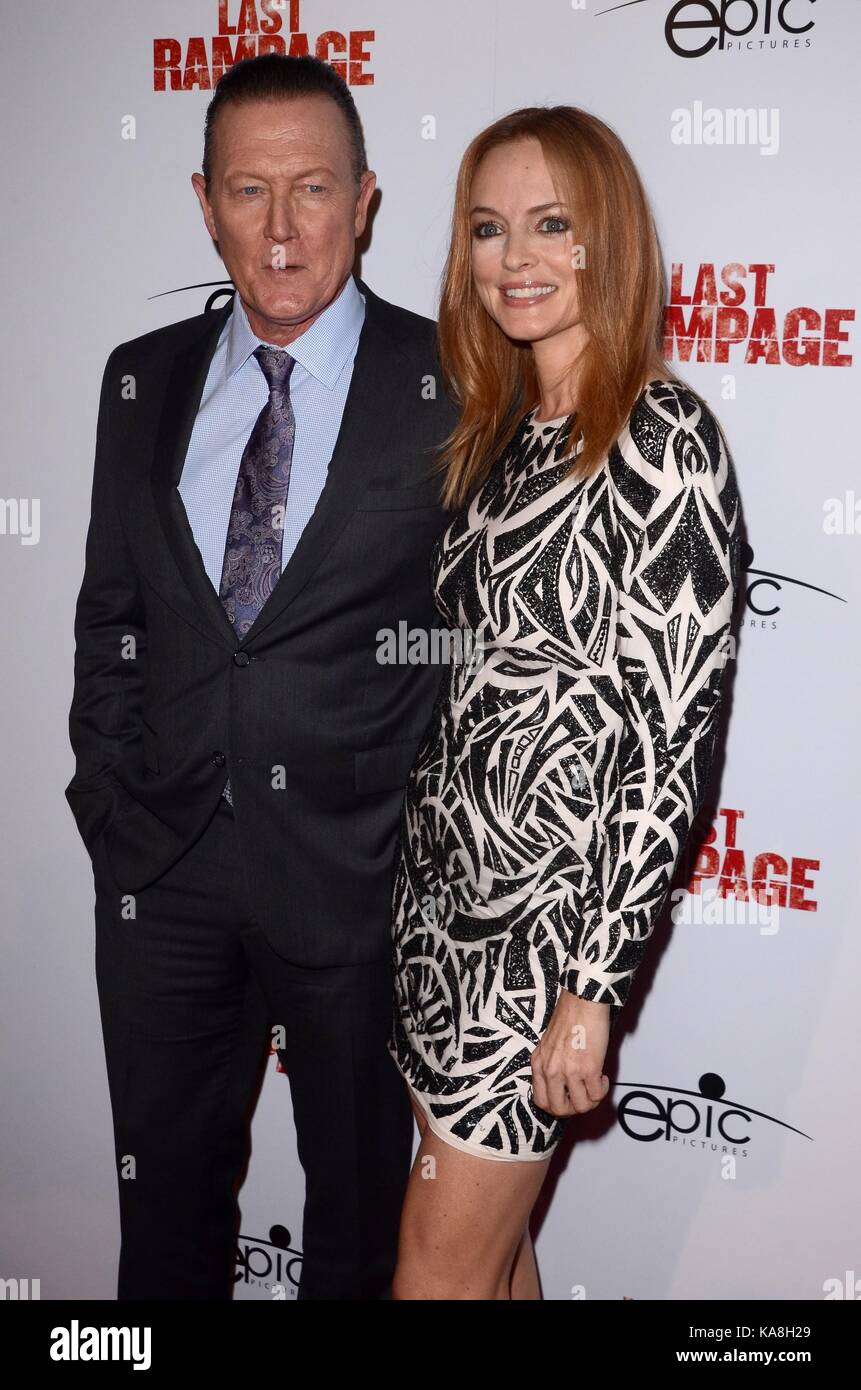Los Angeles, CA, USA. 21st Sep, 2017. Robert Patrick, Heather Graham at ...
