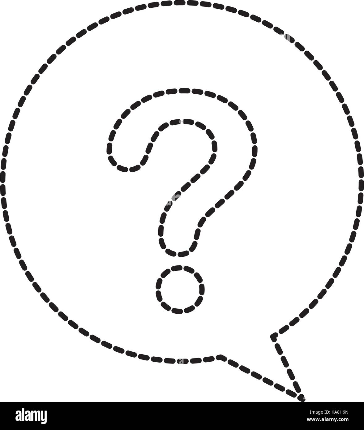 customer service speech bubble question converse communication Stock ...