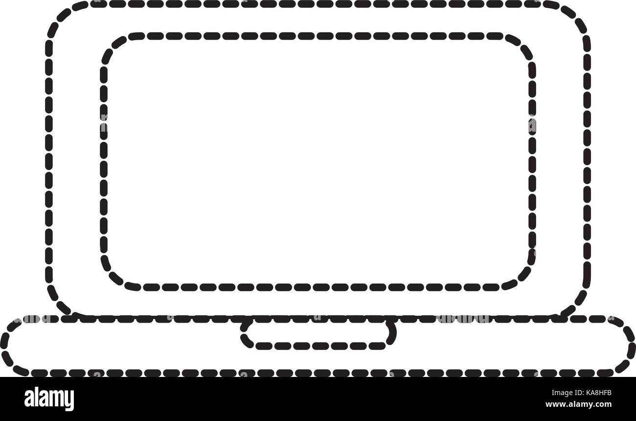 laptop computer technology digital device Stock Vector Image & Art - Alamy