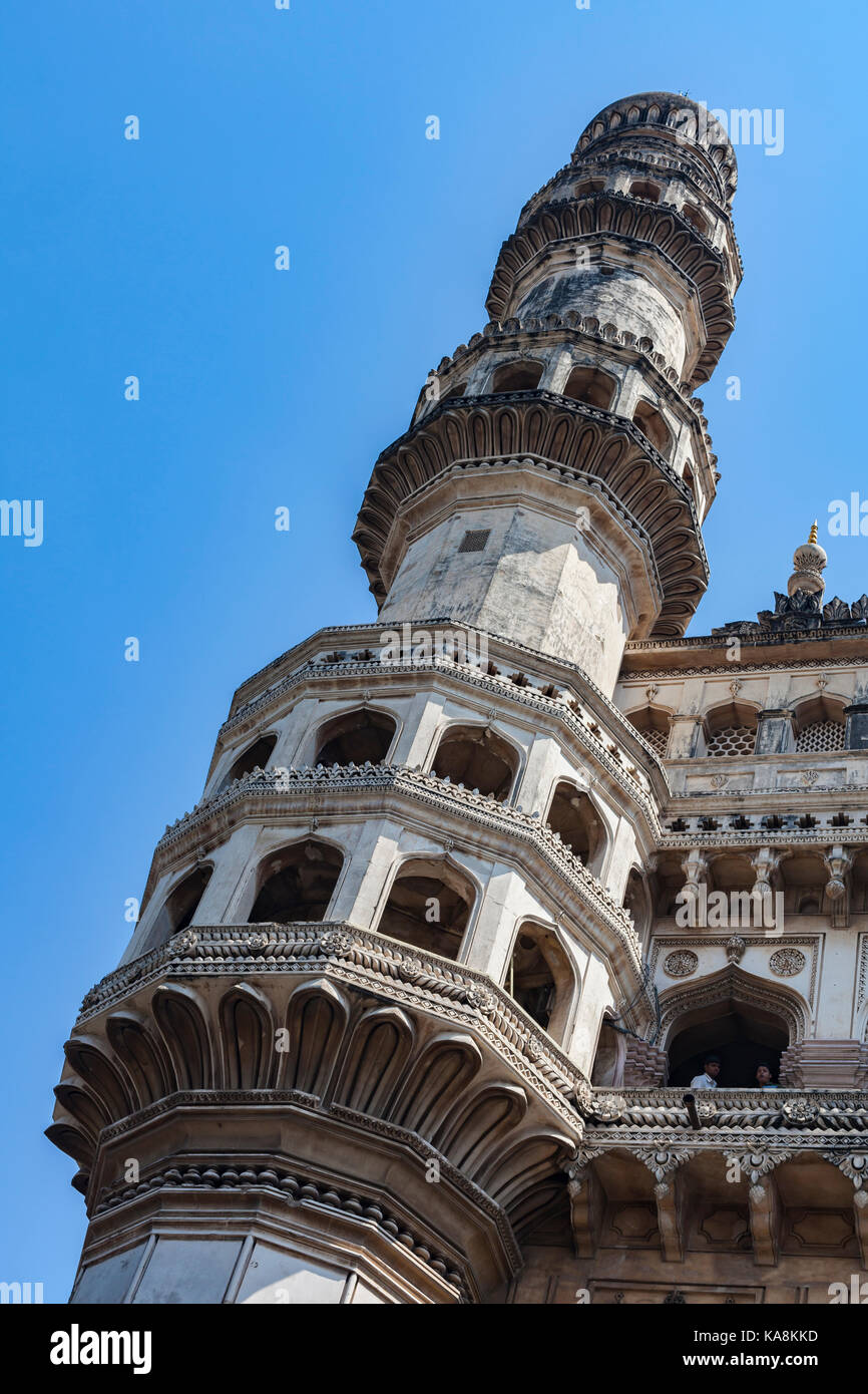The Charminar ("Four Minarets"), constructed in 1591, is a monument and ...