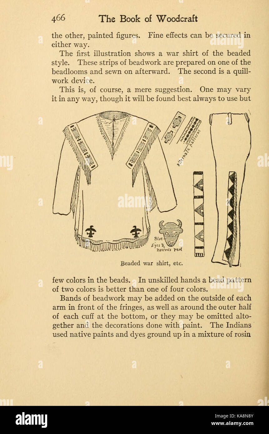 The book of woodcraft and Indian lore (Page 466) BHL3910476 Stock Photo ...