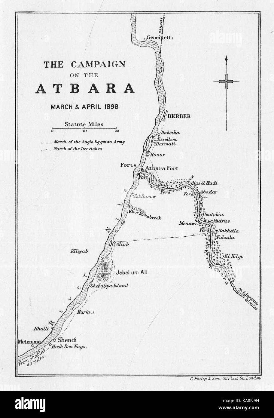 River War 1 13 Atbara Campaign Stock Photo - Alamy