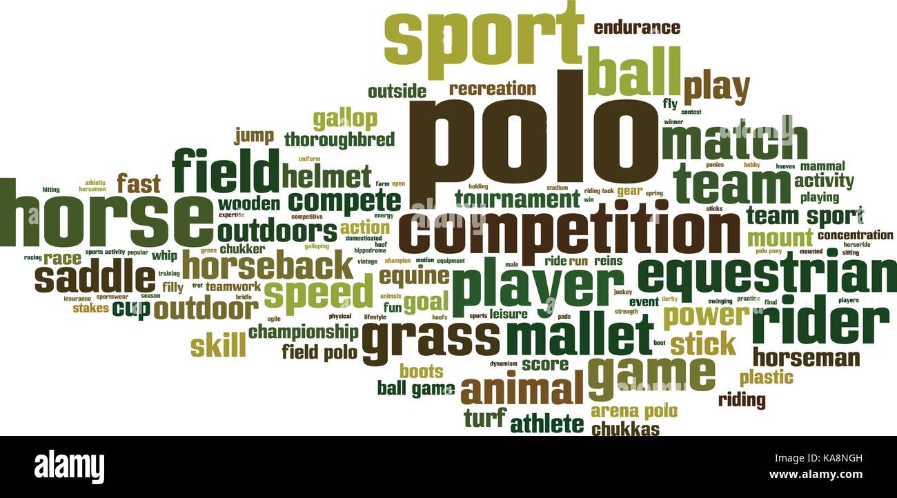 Polo word cloud concept. Vector illustration Stock Vector Image & Art ...