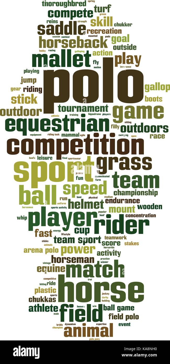 Polo word cloud concept. Vector illustration Stock Vector Image & Art ...