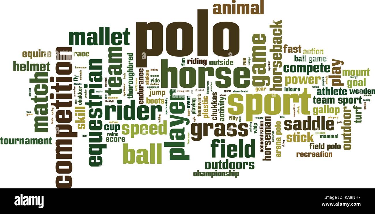 Polo word cloud concept. Vector illustration Stock Vector Image & Art ...