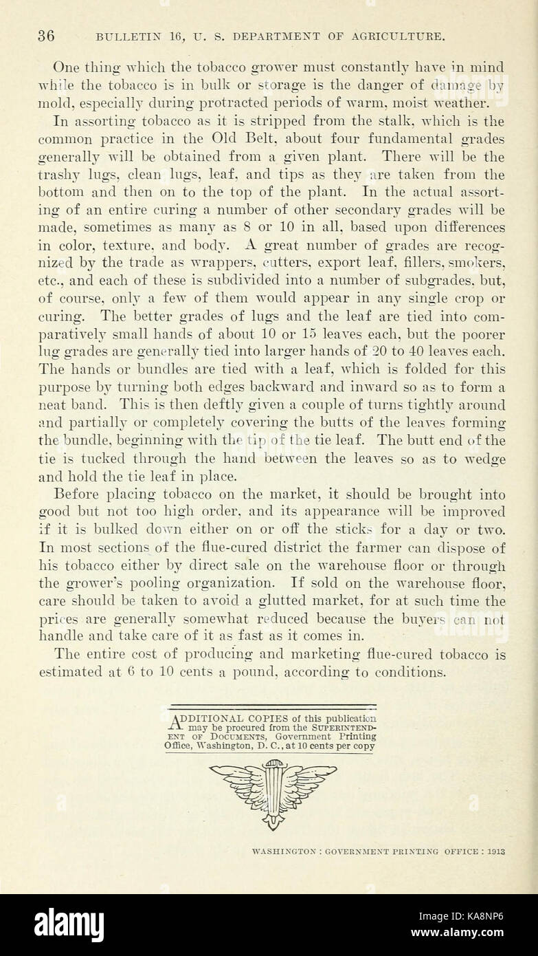 Flue Cured Tobacco High Resolution Stock Photography and Images - Alamy