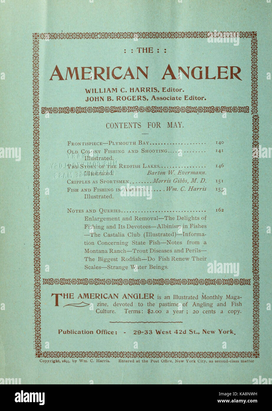 'The American Angler' is a historical text focused on fishing ...