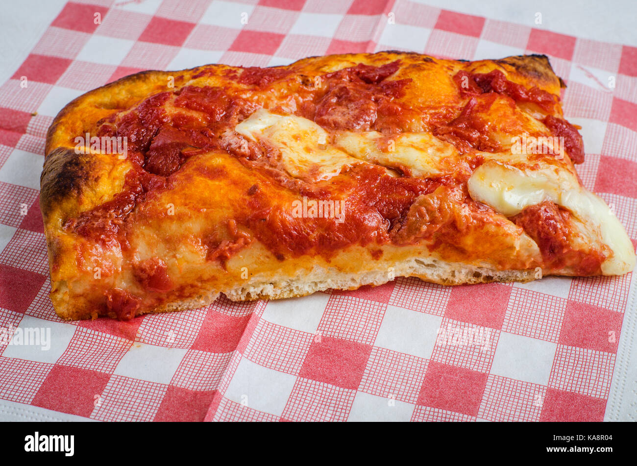 Slice of Neapolitan pizza Stock Photo - Alamy