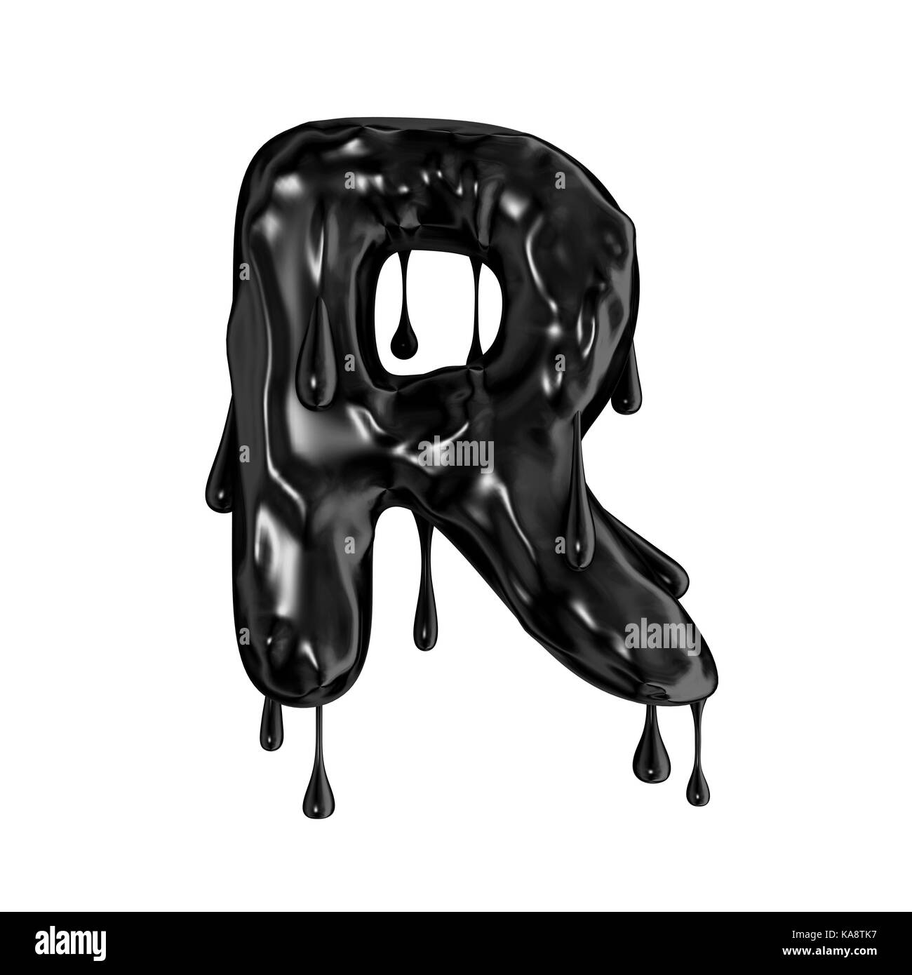 Bubble Letter Capital R