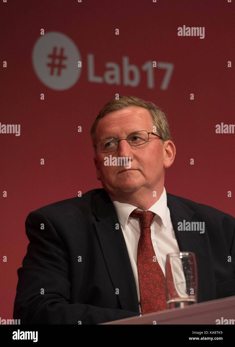 Leader of the Scottish Labour Party, Alex Rowley addressing the Labour ...