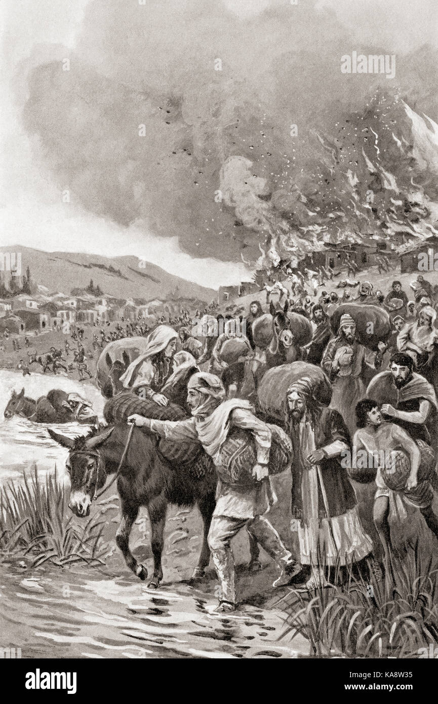 The burning of Sardis during the Ionian Revolt of 498 BC. From ...