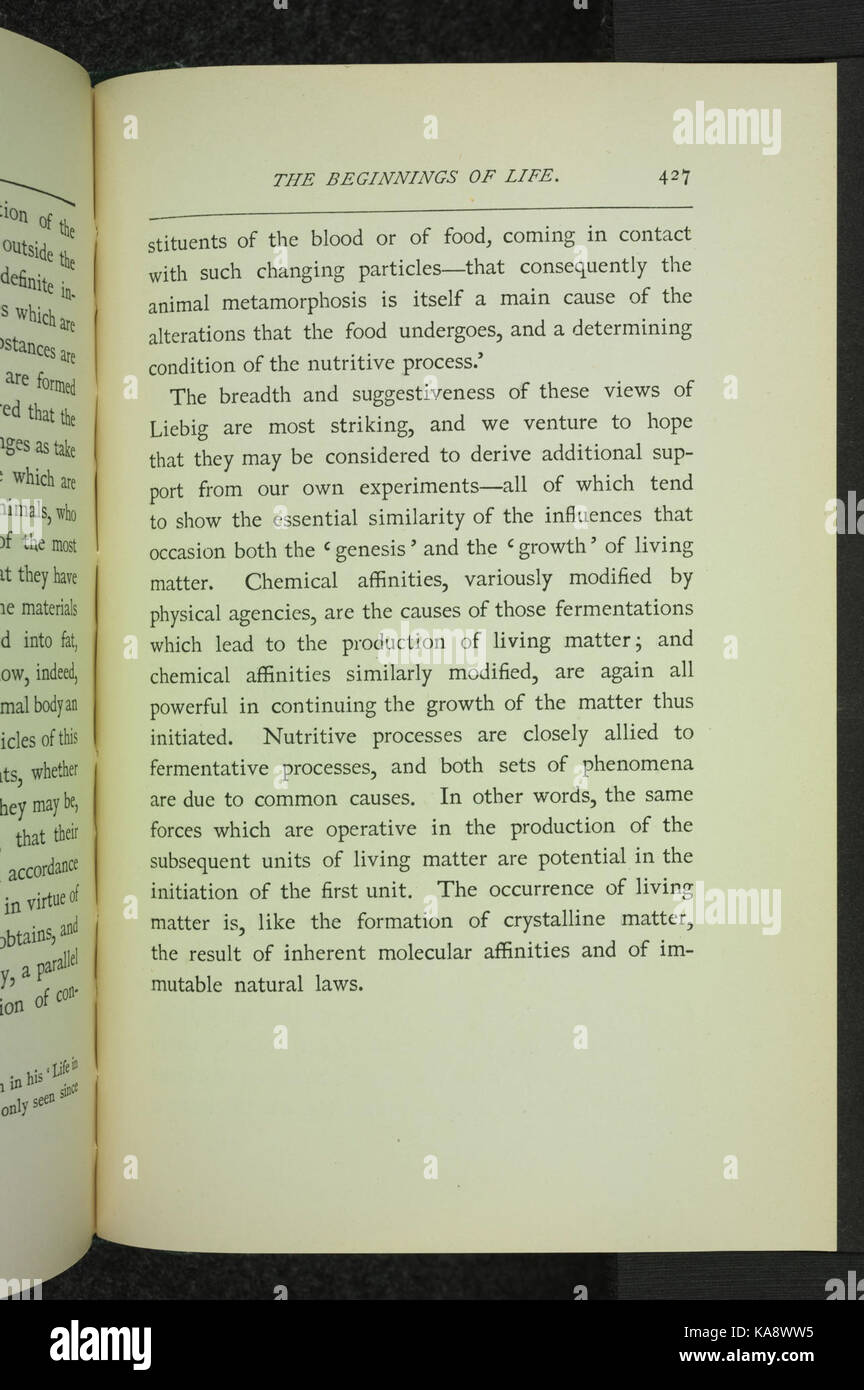 This page explores theories and studies on the origins of life ...