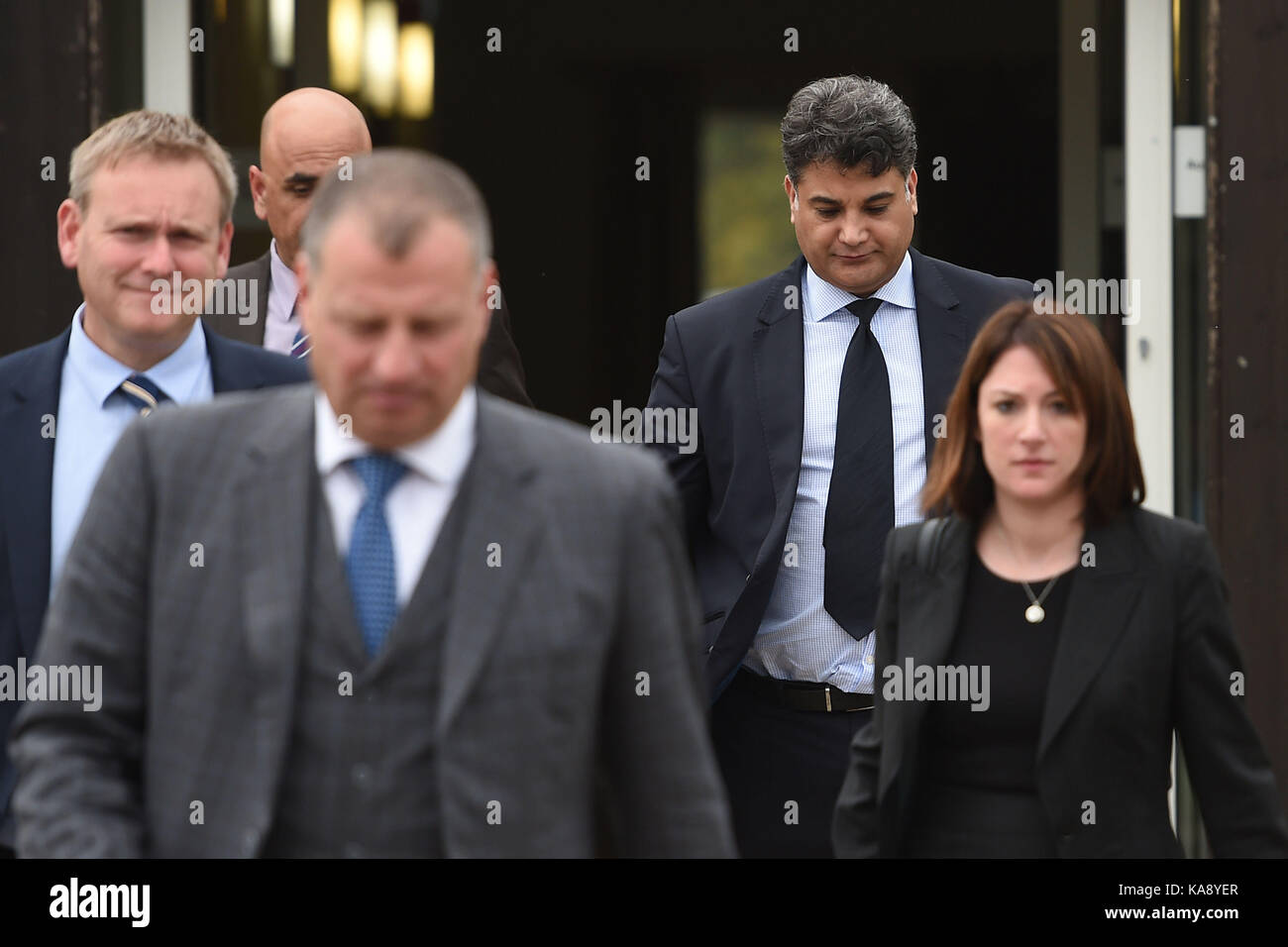 Assistant Chief Constable of Cambridgeshire Police Naveed Malik (rear ...