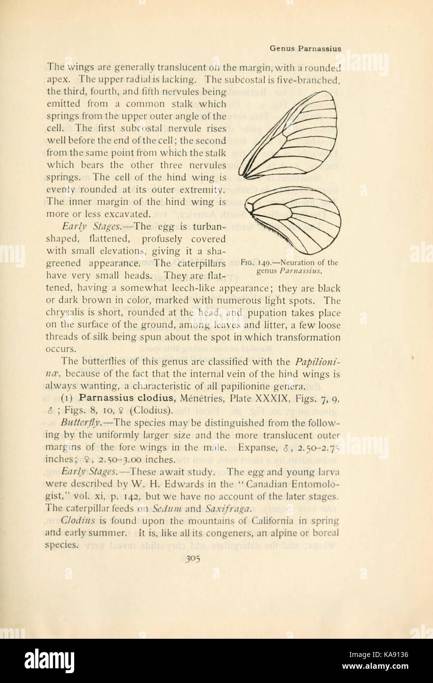 The butterfly book BHL4691698 Stock Photo - Alamy