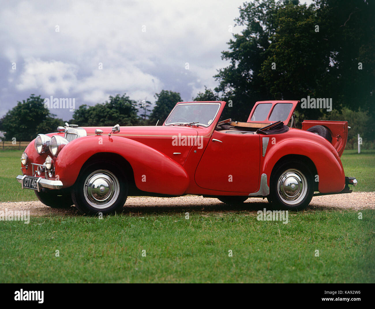 1948 Triumph Roadster Stock Photo - Alamy