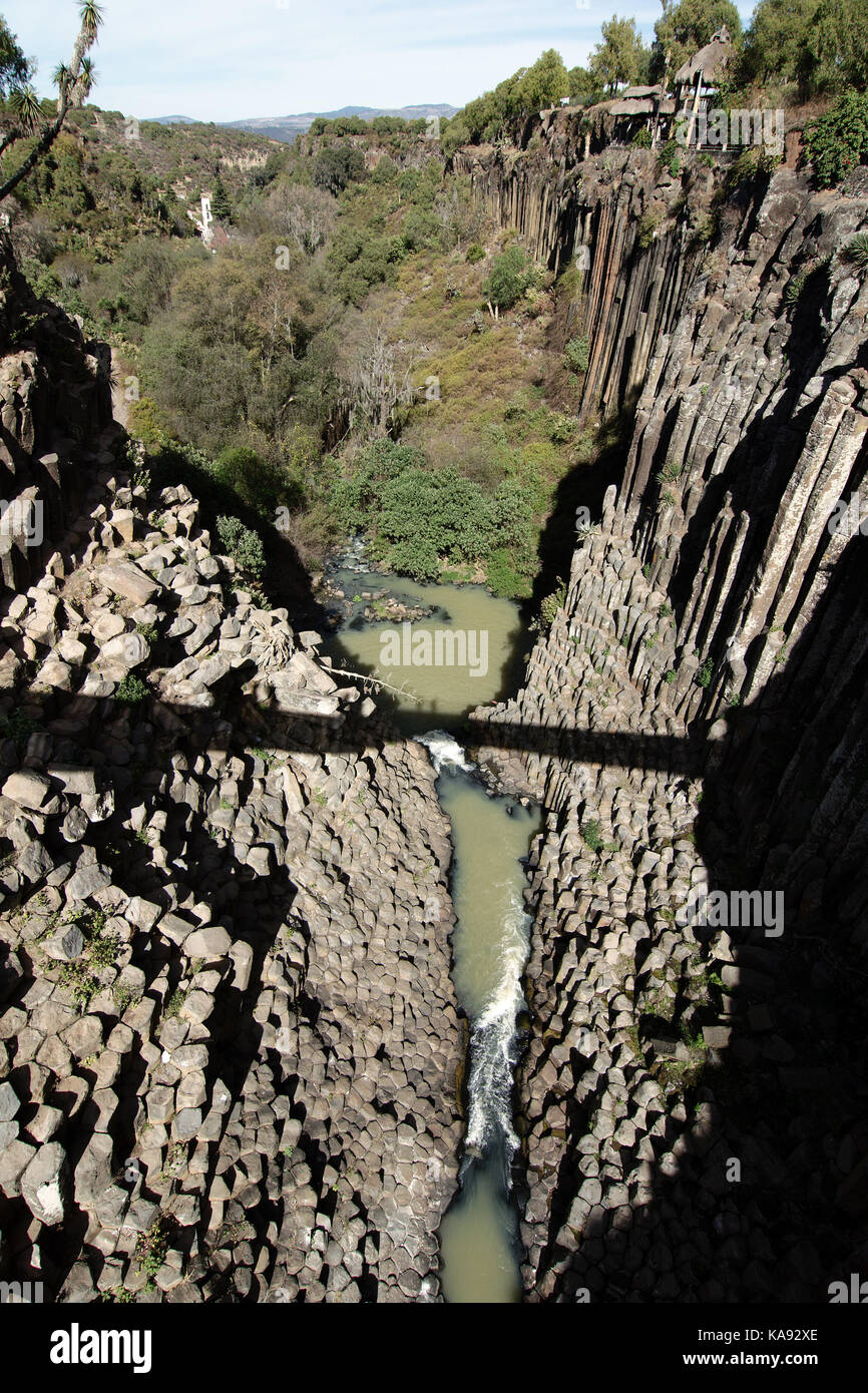 Huasca de Ocampo, Hidalgo, Mexico - 2016: The Basaltic Prisms of Santa ...