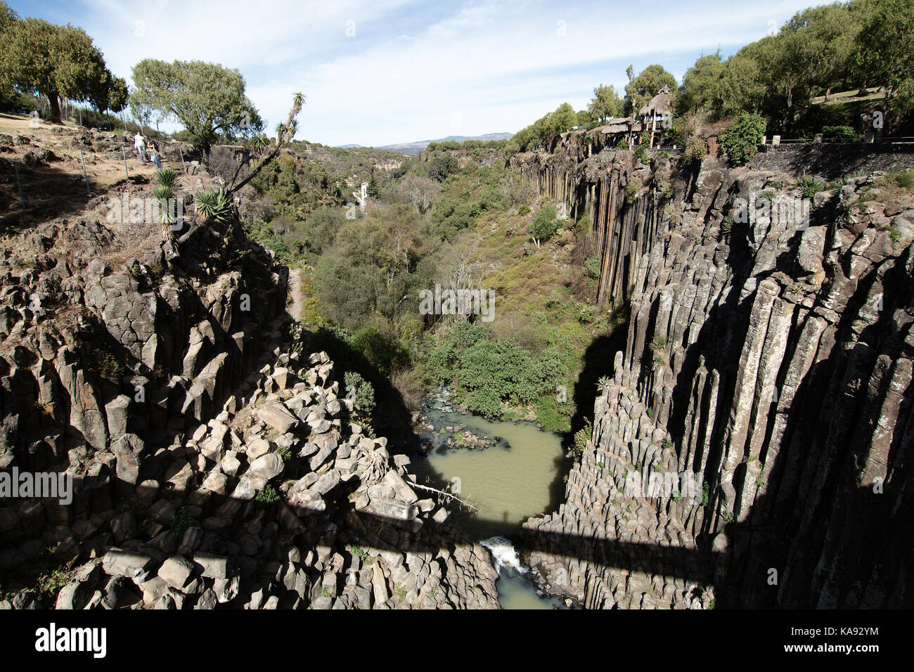 Huasca de Ocampo, Hidalgo, Mexico - 2016: The Basaltic Prisms of Santa ...