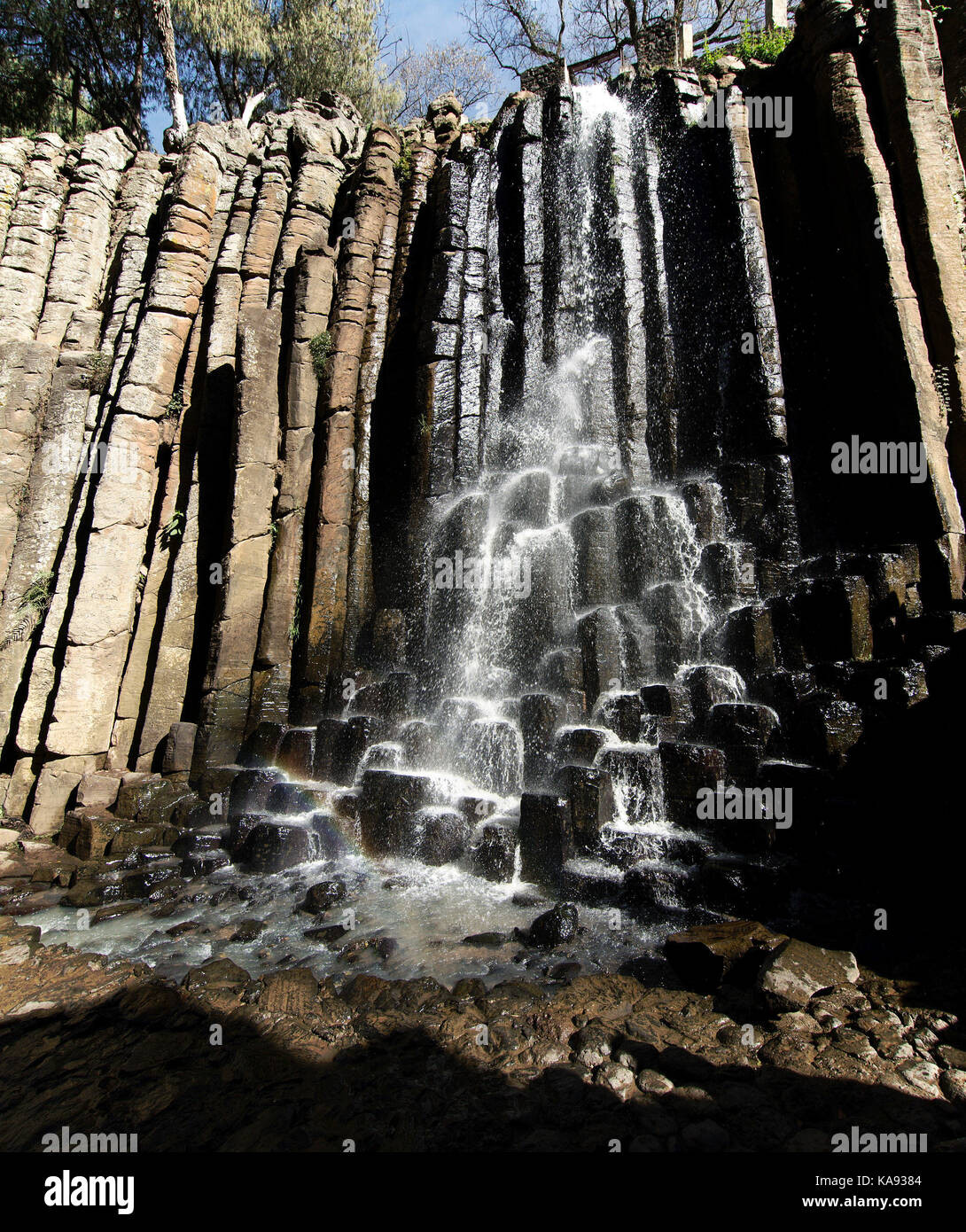 Huasca de Ocampo, Hidalgo, Mexico - 2016: The Basaltic Prisms of Santa ...