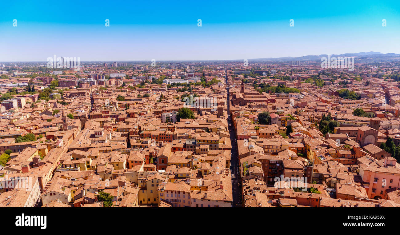 Aerial view of Bologna. Historical city center Stock Photo - Alamy