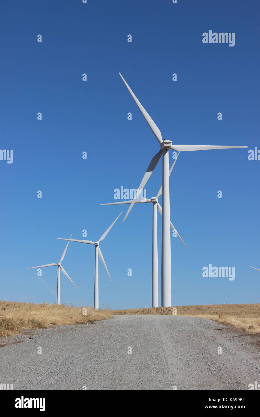 Wind Turbines, Solano County, California Stock Photo - Alamy