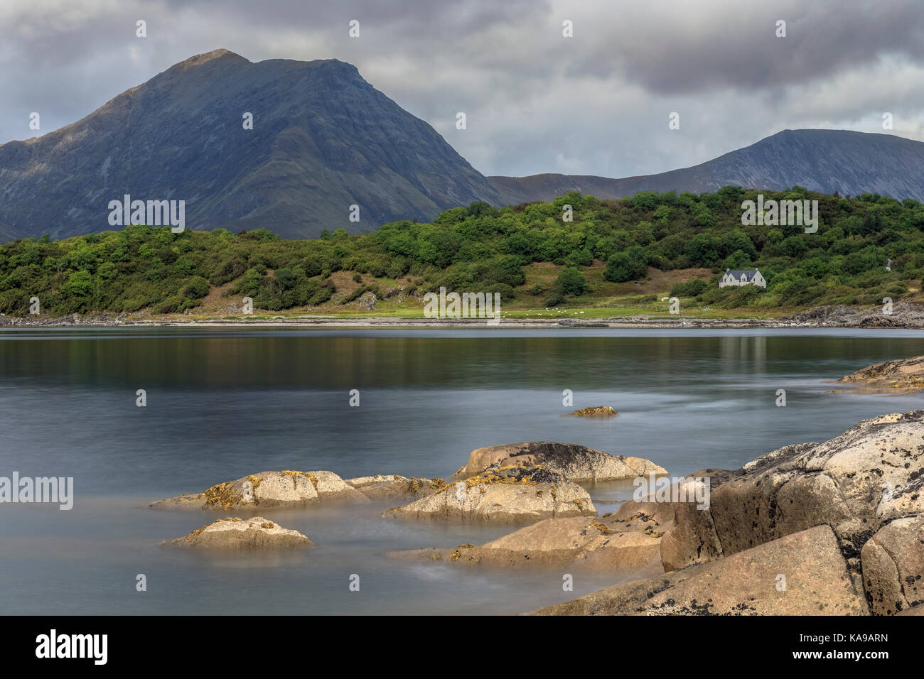 Loch Slapin, Black Cuillin, Isle of Skye, Scotland, United Kingdom ...