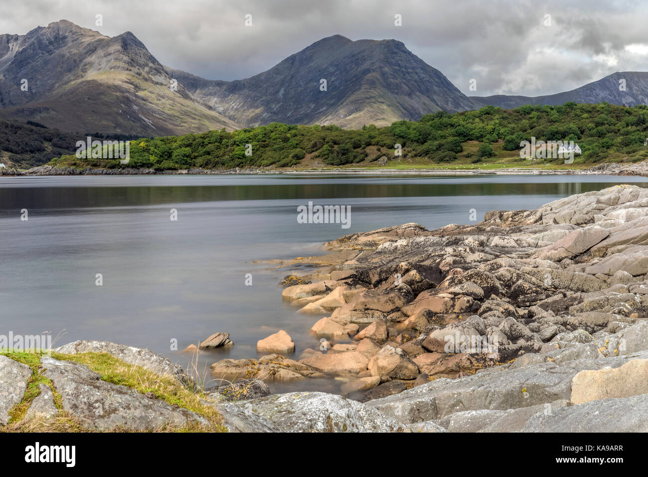 Loch Slapin, Black Cuillin, Isle of Skye, Scotland, United Kingdom ...