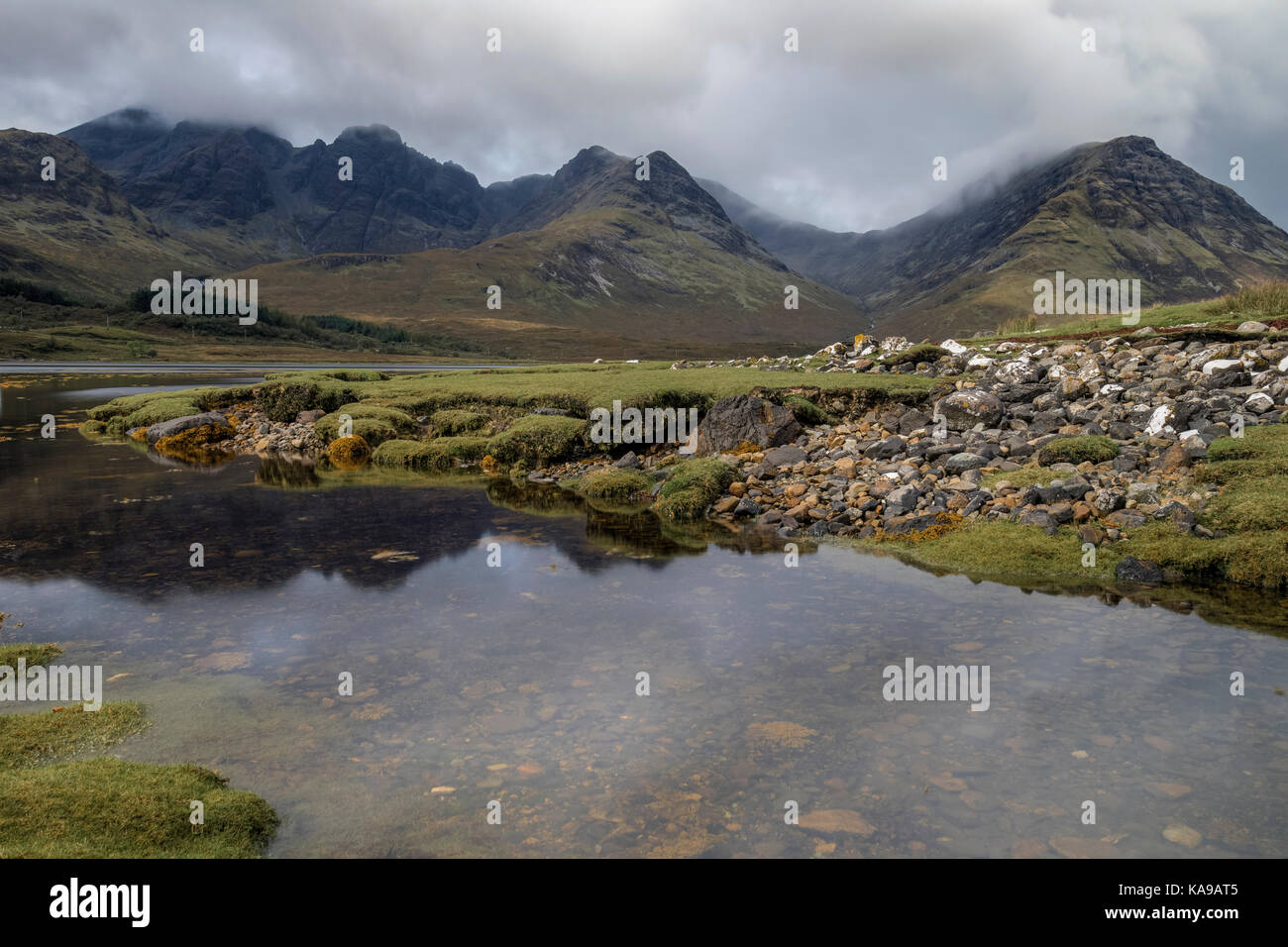 Loch Slapin, Black Cuillin, Isle of Skye, Scotland, United Kingdom ...