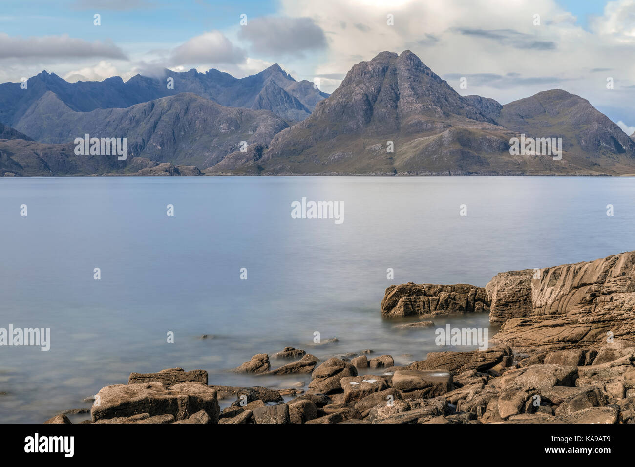 Elgol, Cuillin Mountains, Isle of Skye, Scotland, United Kingdom Stock ...