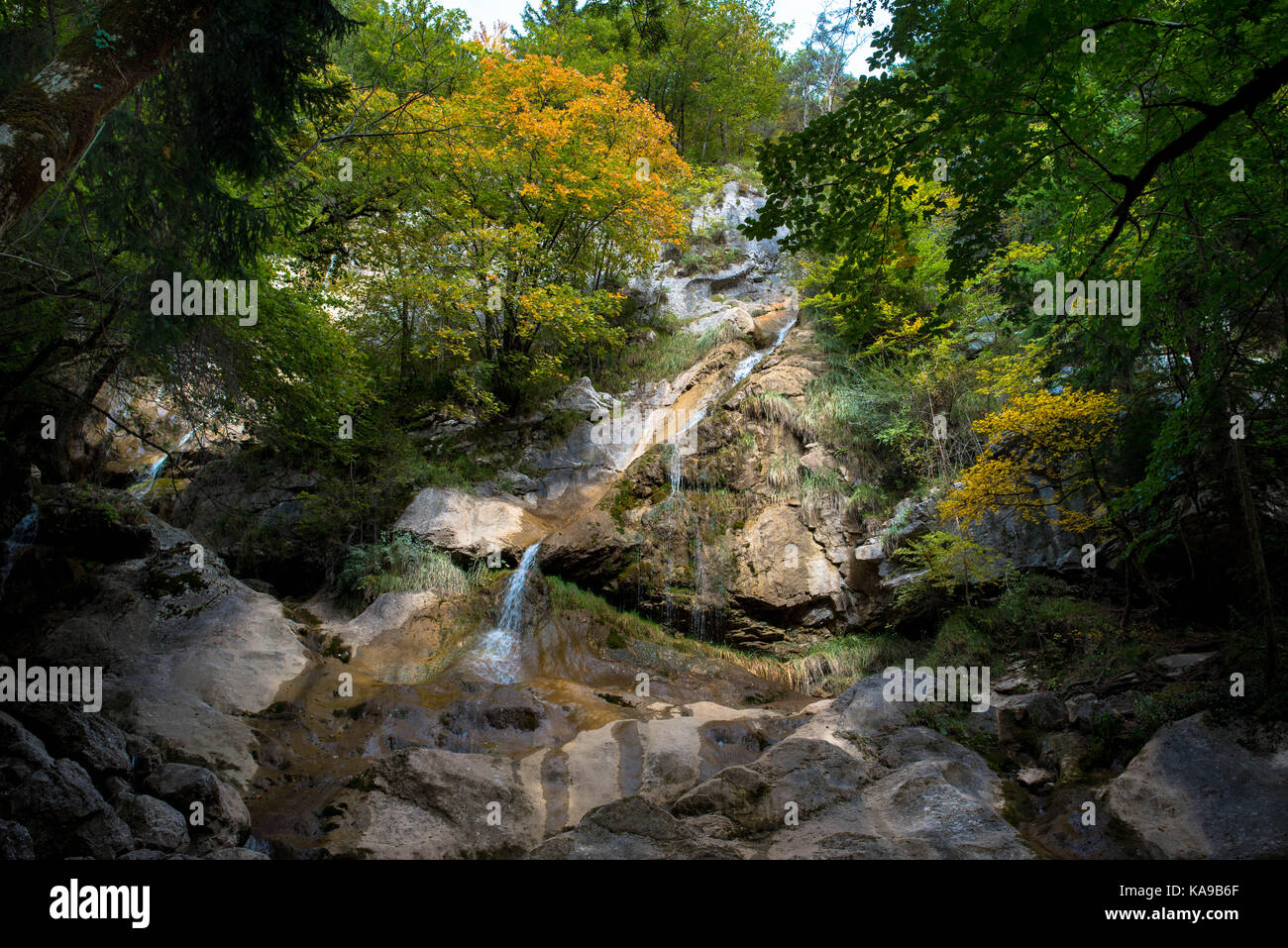 Alps waterfall france landscape hi-res stock photography and images - Alamy