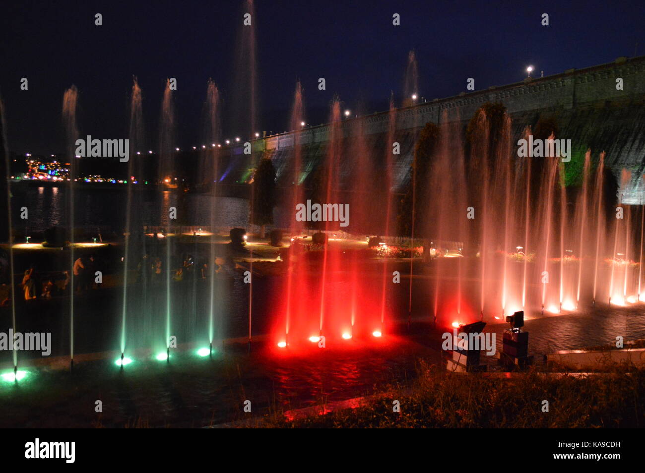 Brindavan Gardens, Karnataka Stock Photo - Alamy