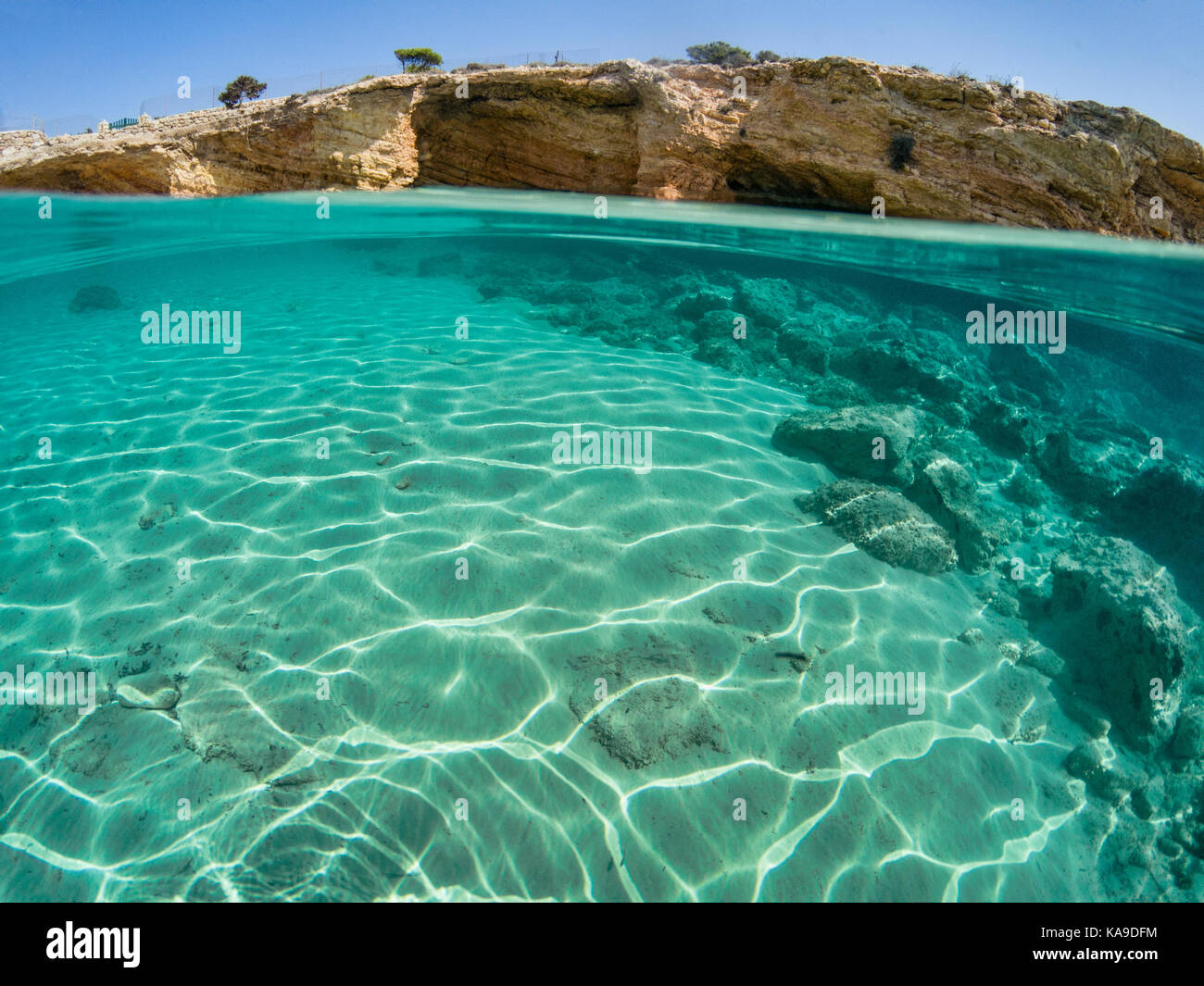 Half under water hi-res stock photography and images - Alamy