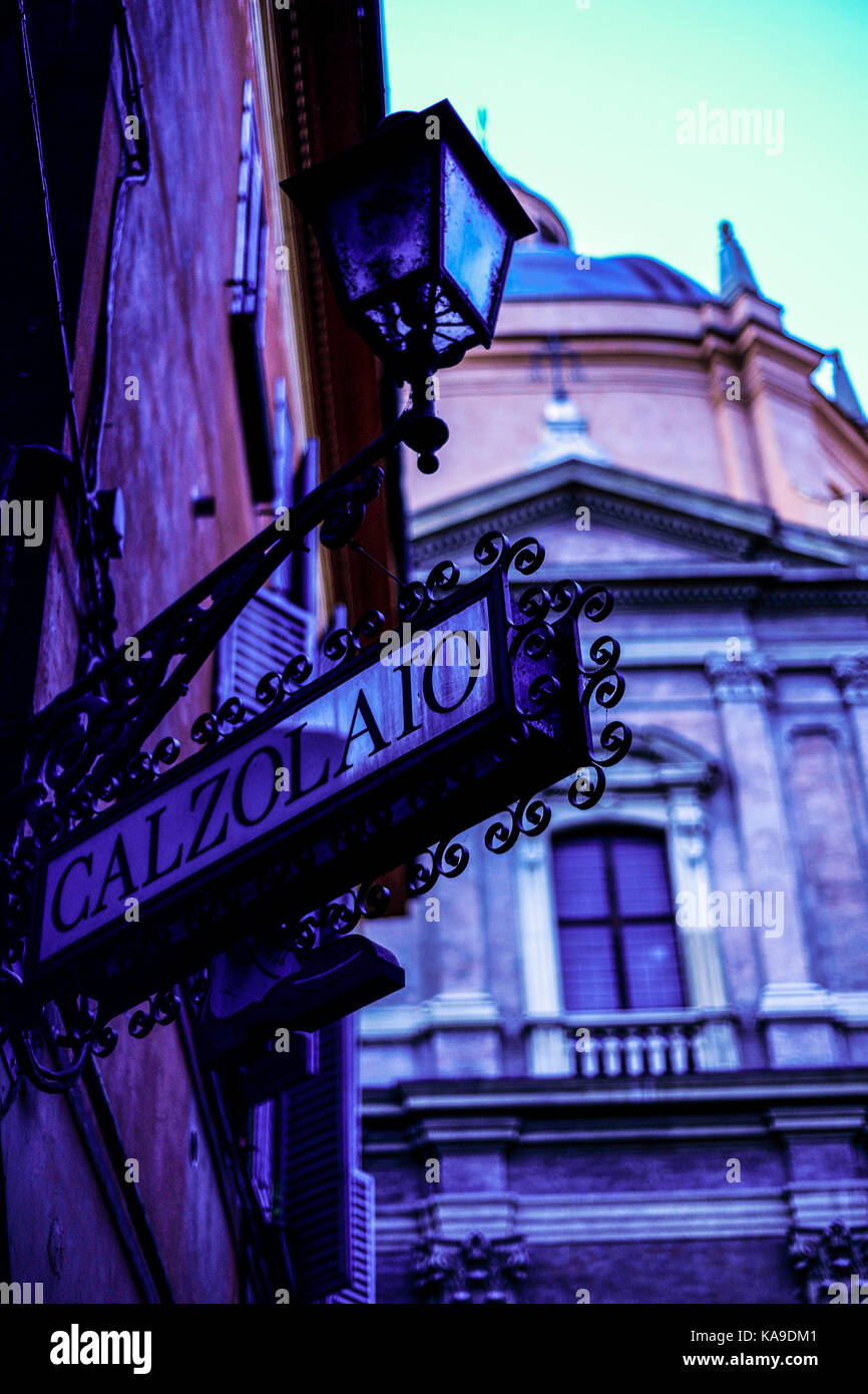 Bologna Street Sign High Resolution Stock Photography and Images - Alamy