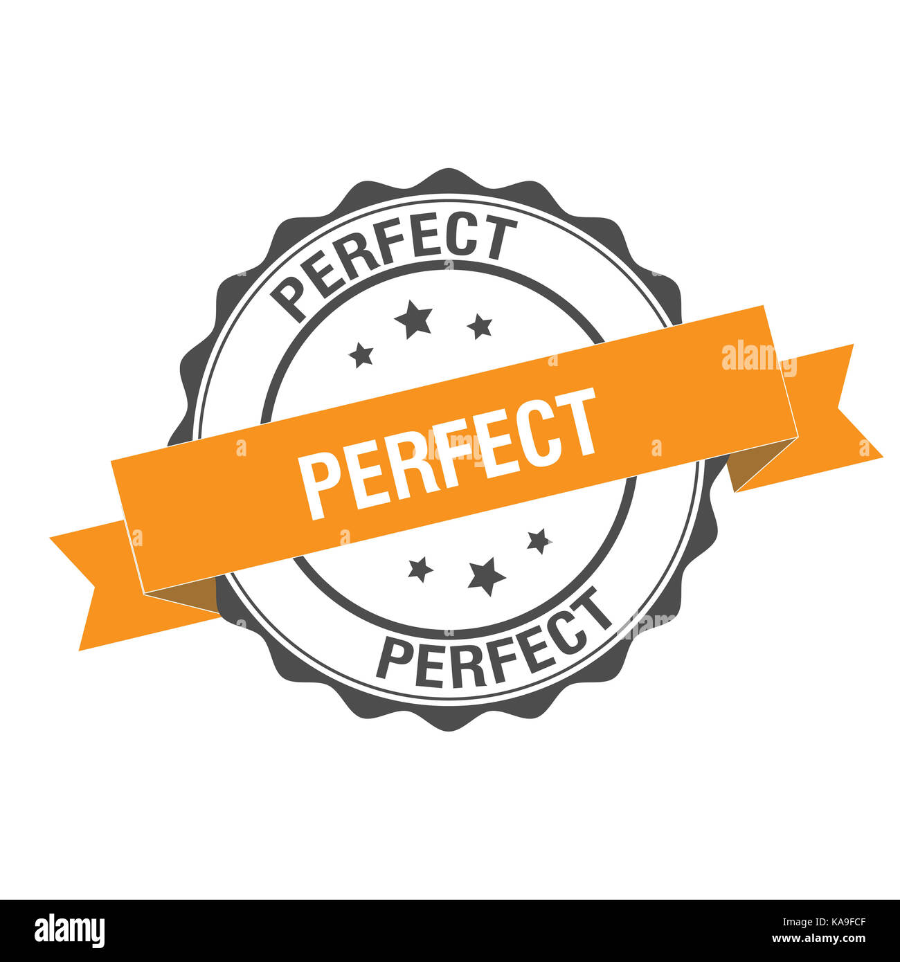 Perfect stamp illustration Stock Photo - Alamy